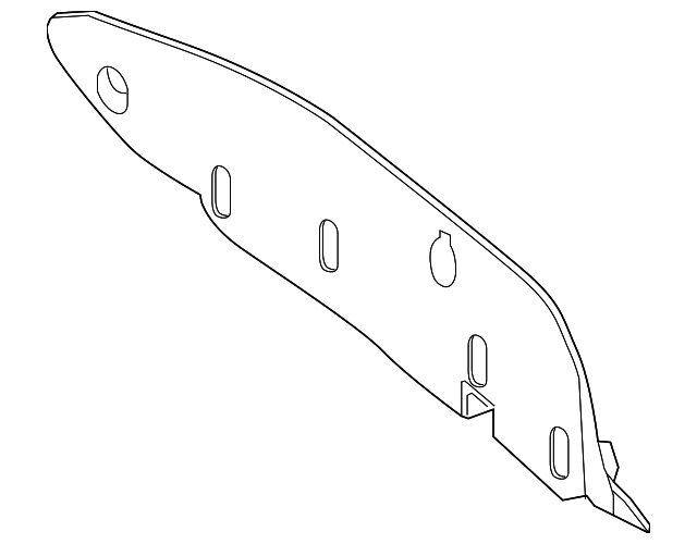 205-750-31-00 - Trunk Lid Trim 2018-2020 Mercedes-Benz | Mercedes-Benz ...