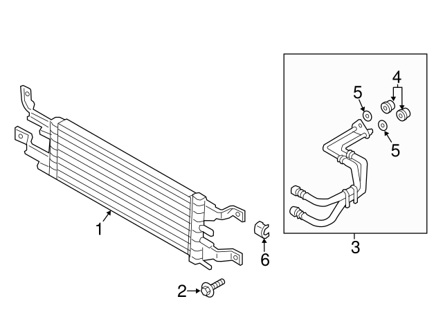 2013-2020 Ford OEM Oil Cooler DG9Z-7A095-B | OEM Ford Parts