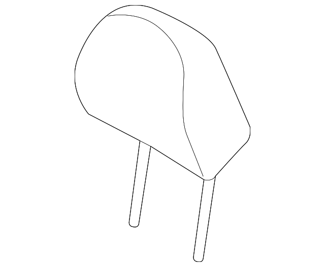 88700-1W010BBW - Headrest 2012-2014 Kia Rio | Kia.Parts Store