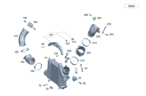 264-018-21-00 - Purge Line 2020-2023 Mercedes-Benz GLE350 | Mercedes ...