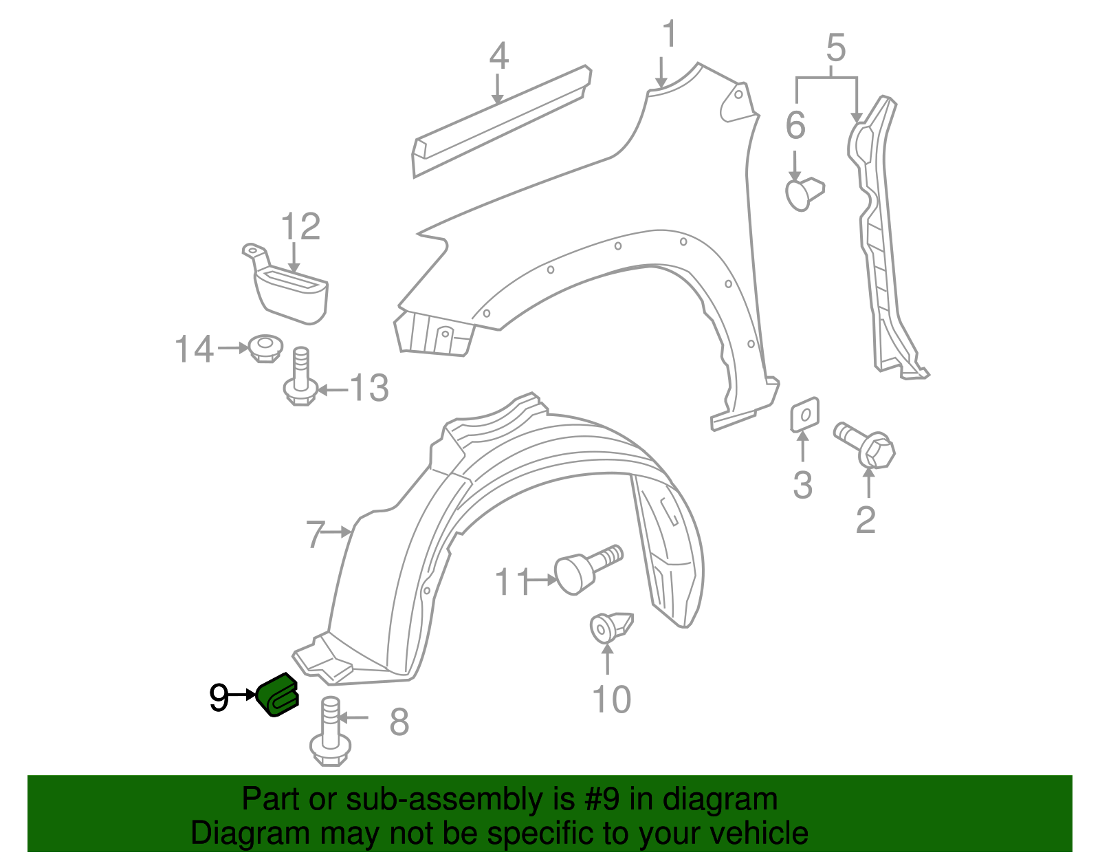 2006-2025 Toyota Rear Seal Retainer Clip 90467-10005-C0 | Toyota Parts ...