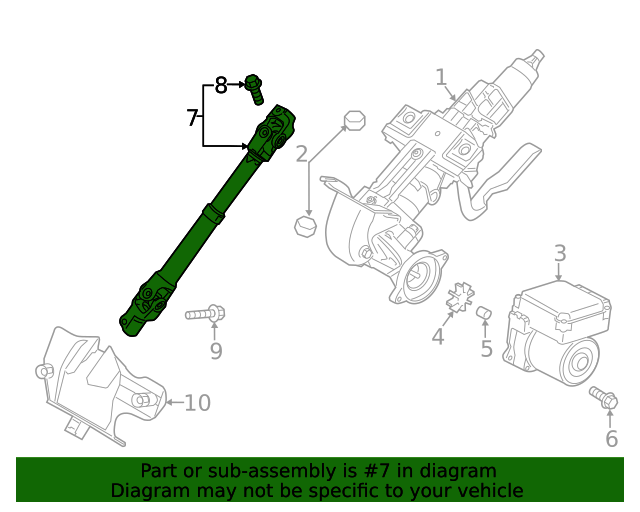 tk5232ab0 - Intermediate Shaft 2013-2024 Mazda | AutoNationParts.com