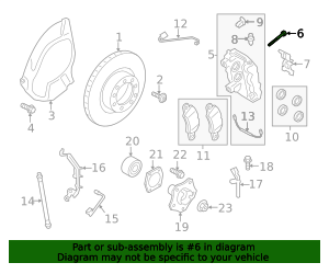 2007-2024 Porsche Caliper Mount Bolt WHT-008-186 | OEM Parts Online