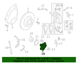 2019-2023 Porsche Front Hub 9P1-407-615 | Sunset Porsche Parts