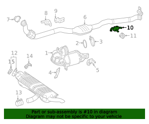 167-491-15-00 - Center Pipe Hanger 2020-2023 Mercedes-Benz | Mercedes ...