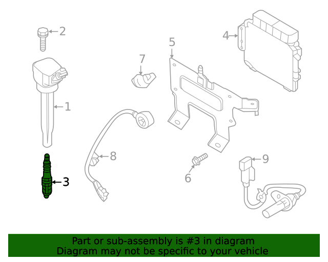 Genuine Spark Plug for 2016-2022 Hyundai | Part# 18849-09070 | Hyundai ...