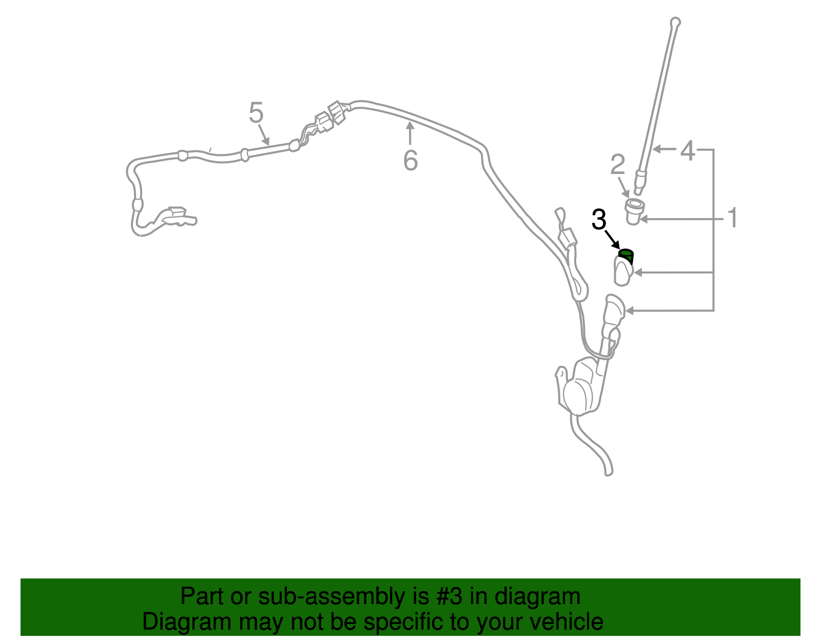 1999-2003 Lexus RX300 Antenna Assembly Bezel 86392-0W011 | OEM Parts Online