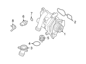 Engine Water Pump 06H-121-026-ED | AutoNationParts.com