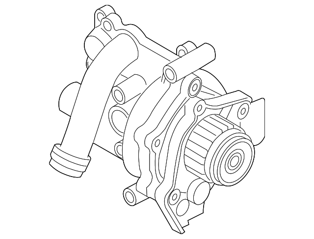 Engine Water Pump 06H-121-026-ED | AutoNationParts.com