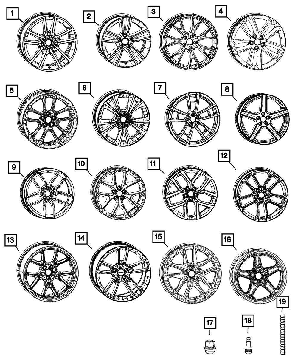 6TE82MALAA - Wheel-Aluminum 2020-2023 Dodge | Mopar Wholesale Parts