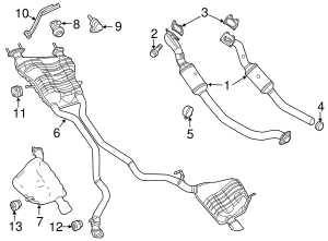 2011-2020 Mopar Exhaust Extension Pipe 68072213ad | TascaParts.com
