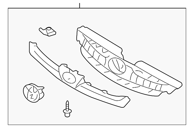 53101-08060 - Grille Assembly - 2006-2010 Toyota Sienna | Sparks Parts
