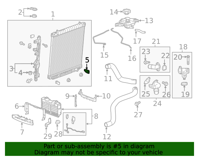 22985584 - Radiator Drain Petcock 2015-2024 GM | Chevrolet Parts Direct