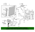 2015-2020 GM Ambient Air Temperature Sensor Bracket 94673086 ...