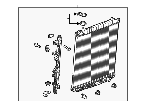 2017-2021 GM Radiator Assembly 84671373 | TascaParts.com