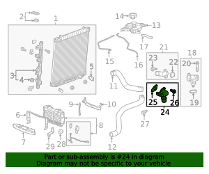 Water Pump Inlet Pipe 12712346 | OEM Parts Online