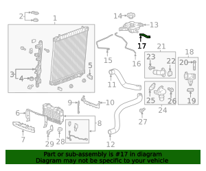 2015-2022 GM Heater Outlet Hose 84002018 GM | GMPartsDirect.com