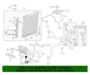 2014-2020 GM Coolant Temp Sensor 12650595 | TascaParts.com