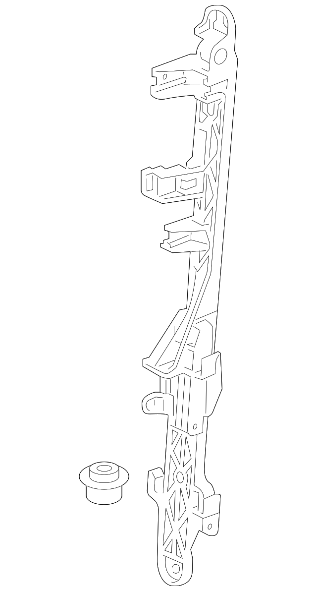 2015-2022 GM Passenger Side Radiator Lower Bracket 84235263 GM ...