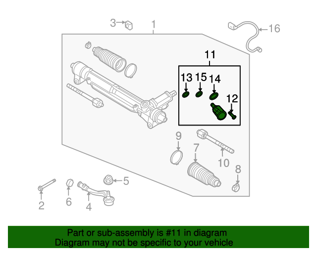 8E1-998-317-A - Power Steering Pressure Sensor 2005-2014 Audi ...