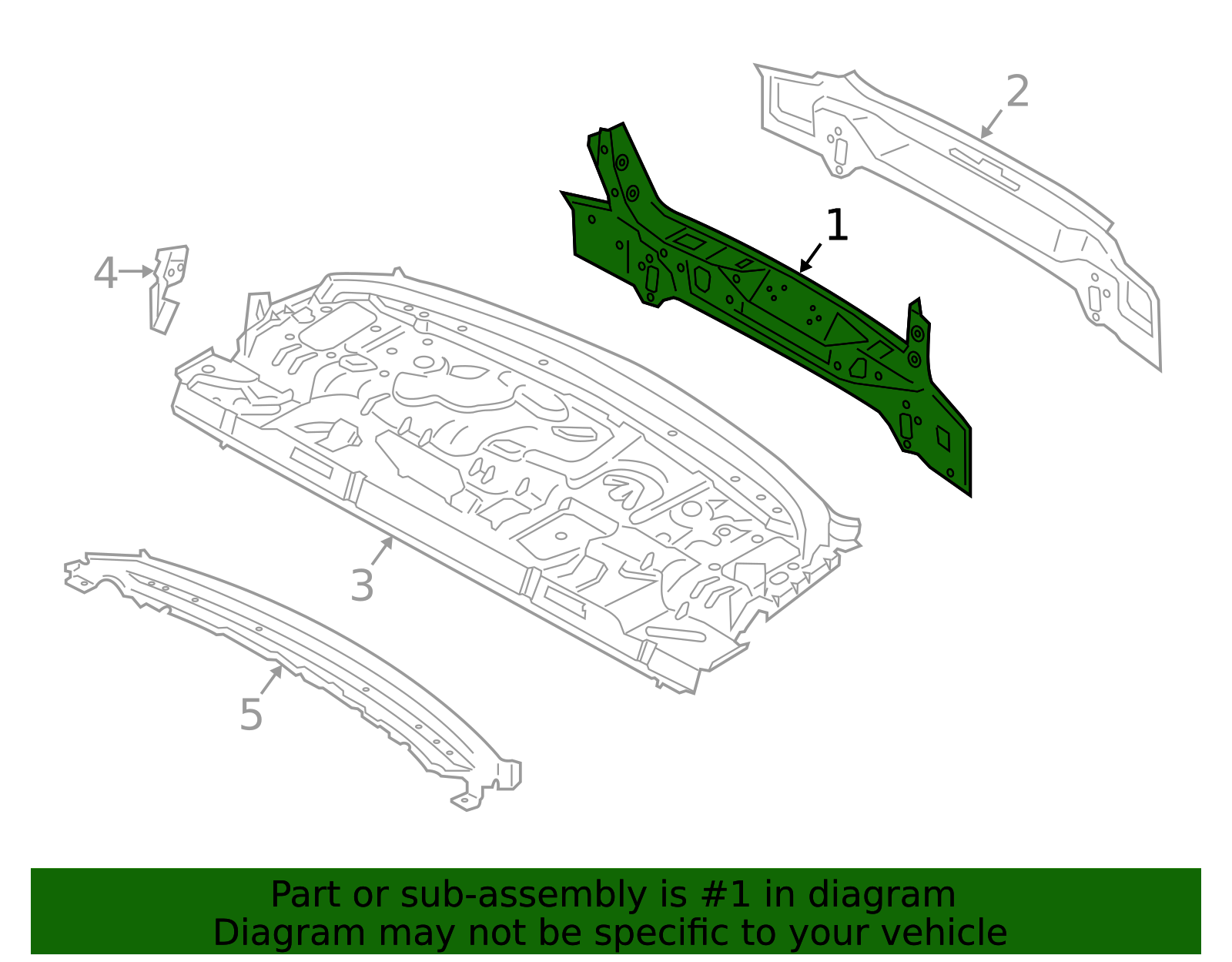 Genuine BMW 41-00-7-487-303 | Rear Body Panel | FREE Shipping on Most ...