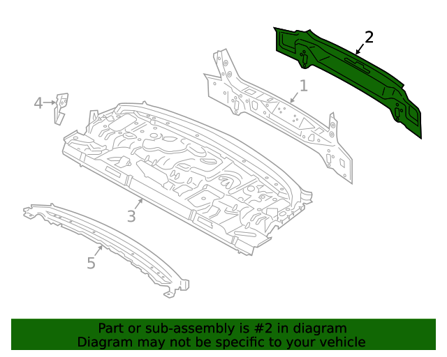 41007488073 - 2019-2023 BMW Outer Panel (41-00-7-488-073) | BMW of ...