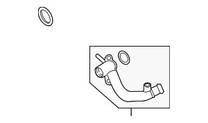 2008-2017 Volkswagen Engine Coolant Outlet Flange 06J-121-132-E | OEM ...