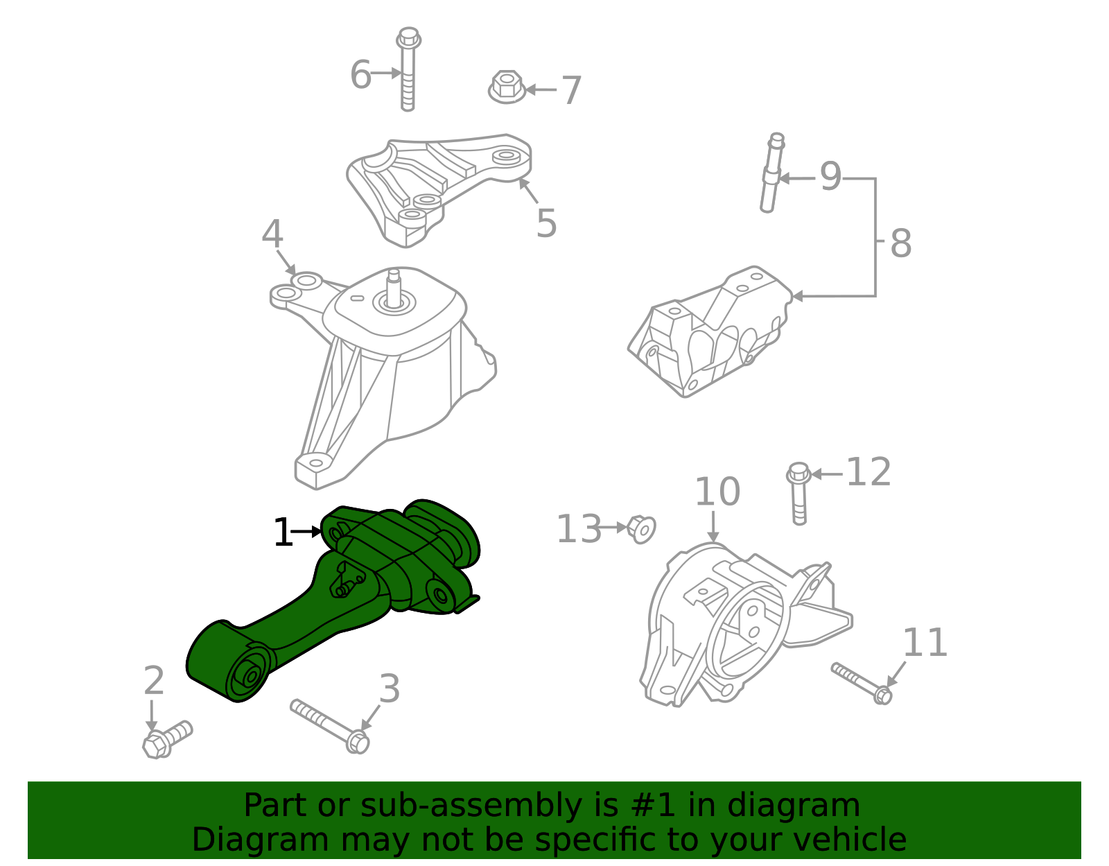 2022-2025 Hyundai Torque Arm 21950-N9310 | Retail Performance Auto Parts