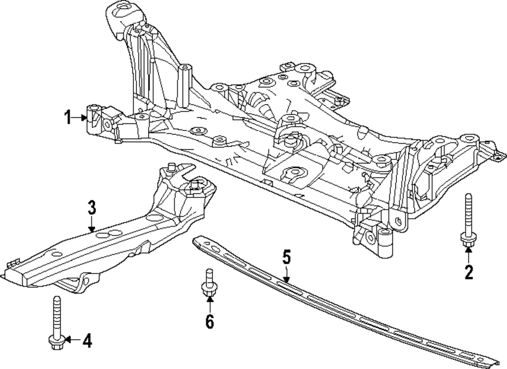 50160-3A0-A00 - 2023-2025 Honda CR-V - Front Extension | Genuine Honda ...