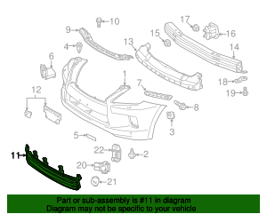 53102-60010 - Grille 2013-2015 Lexus LX570 | AutoNation Parts