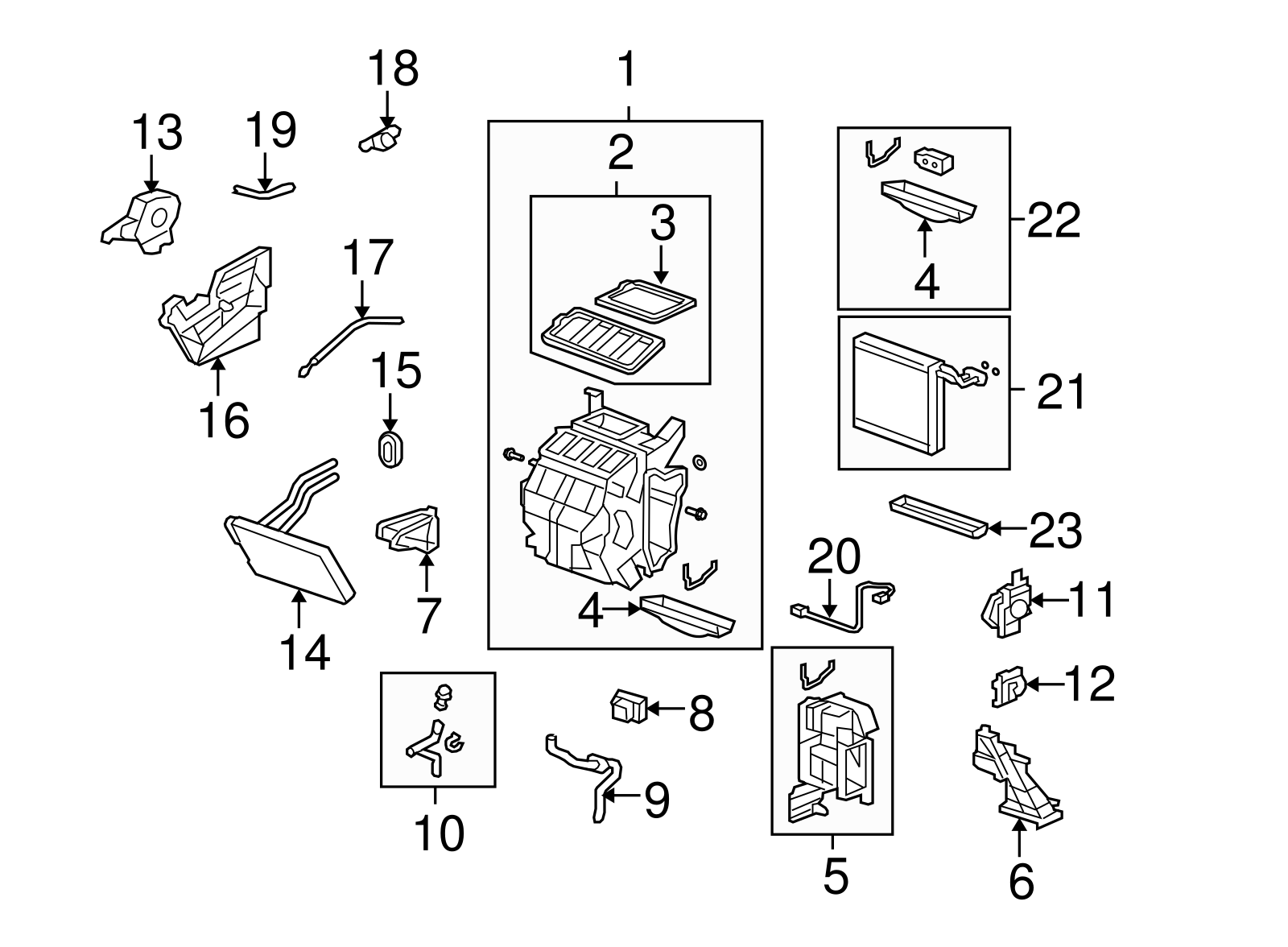 79170-STK-A41 - Motor Assembly, Air Mix (Passenger Side) 2007-2012 ...
