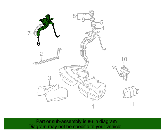 203-476-98-26 - Hose 2003-2009 Mercedes-Benz | Mercedes-Benz USA Parts