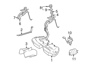 2094701394 - Fuel Gauge Sending Unit 2003-2009 Mercedes-Benz ...