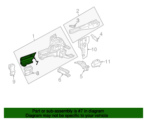 2010-2018 Mercedes-Benz Rail Section 212-620-32-34 | Mercedes-Benz ...