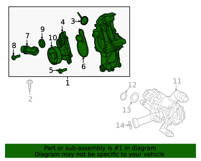 2020-2024 Toyota GR Supra Pump Assembly 16032-WAA01 | Toyota Parts Center