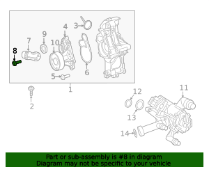 2020-2024 Toyota GR Supra Ft Impact Sensor Screw 90118-WA220 | Toyota ...