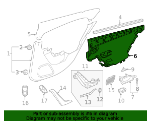 177-730-68-01-8U03 - Door Armrest 2019-2022 Mercedes-Benz ...