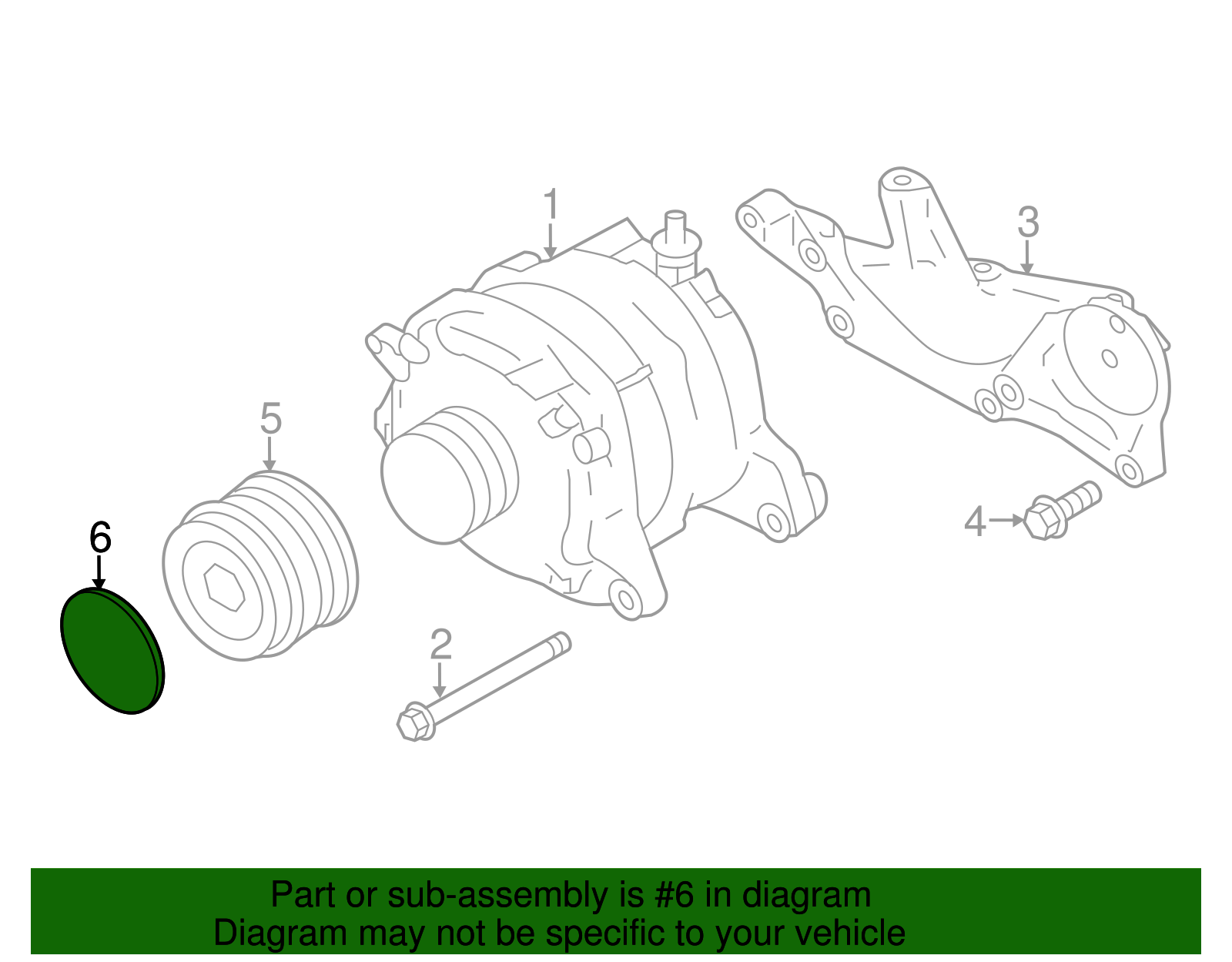 22152AA050 - Pulley Cap 2014-2024 Subaru | Subaru Factory Parts Online