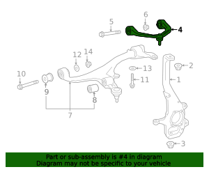 463-330-79-01 - Upper Control Arm 2019-2023 Mercedes-Benz | Mercedes ...