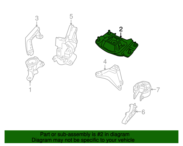 31359779 - Engine Mount 2004-2006 Volvo | AutoNationParts.com