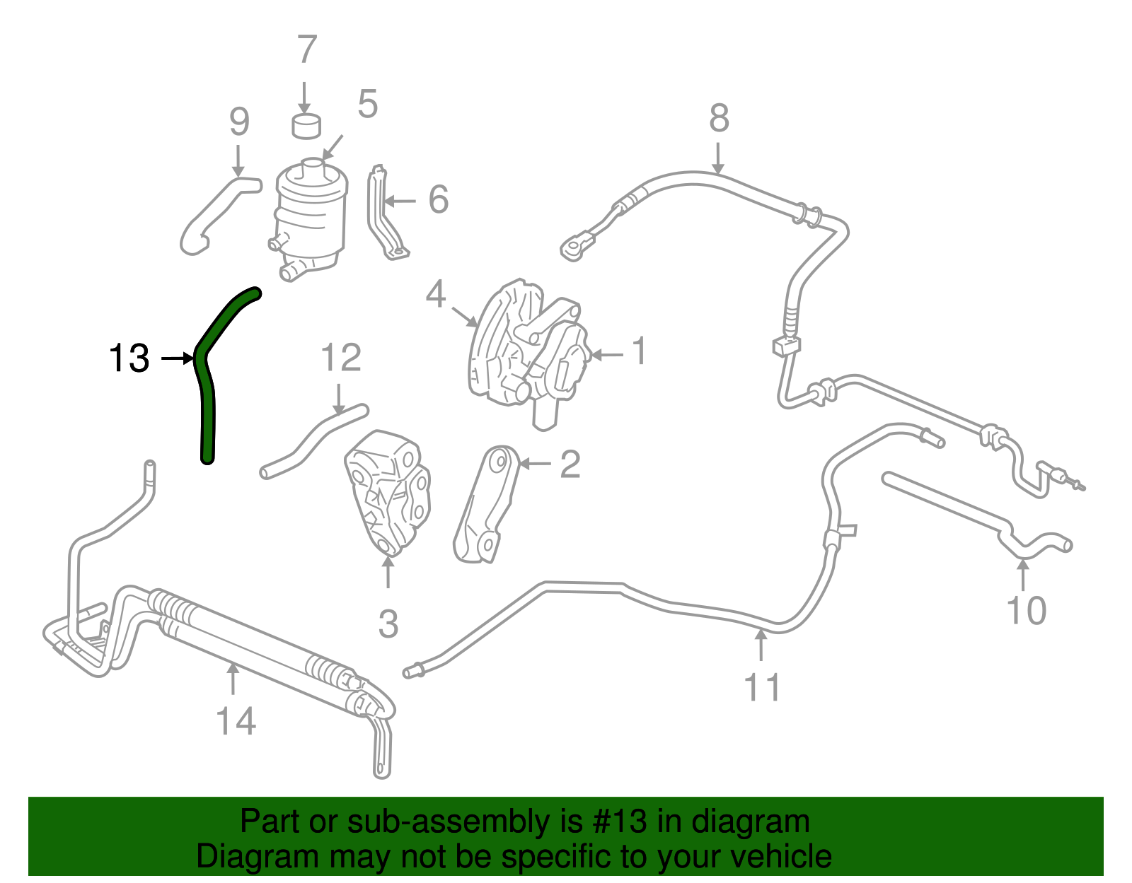 Genuine Reservoir Hose for 2005-2012 Acura RL Part# 53733-SJA-003 ...
