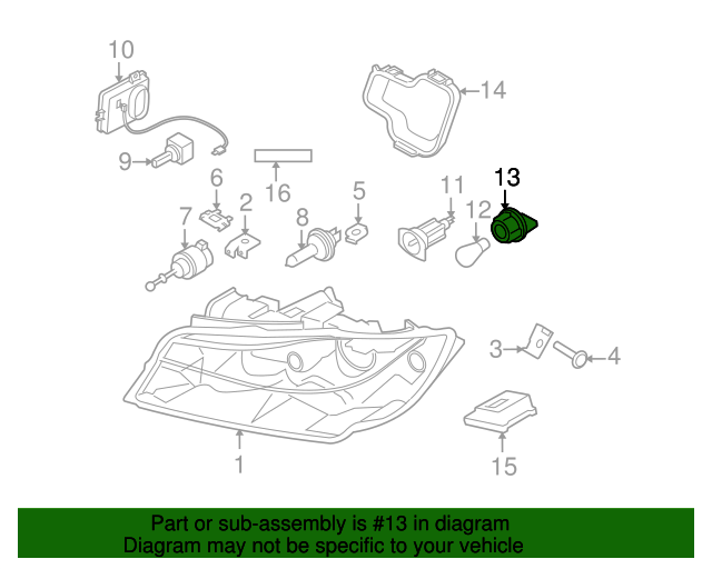 63117159570 - 2006-2008 BMW Socket (63-11-7-159-570) | BMW of South ...