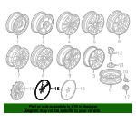 44733-TR3-A00 - Trim Wheel (15) - 2013-2015 Honda Civic | Honda Factory ...