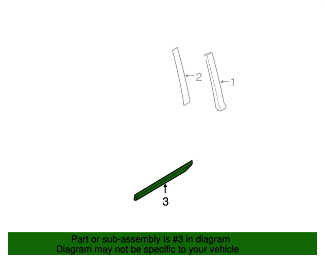 80871-7S280 - Body Side Molding 2004-2015 Nissan TITAN | Nissan Parts ...