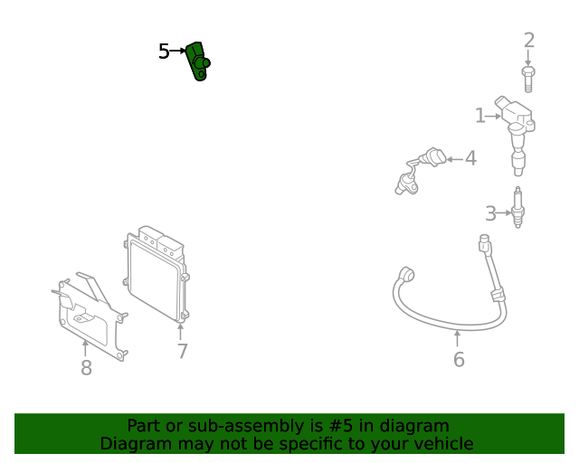 39350-2G000 - Engine Camshaft Position Sensor - 2015-2024 Hyundai ...
