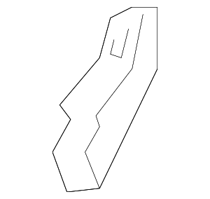 2002-2005 Honda Civic Windshield Molding Clip 91519-S6A-003 | OEM Parts ...