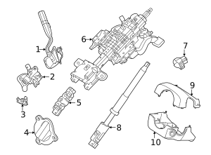 2021-2024 Ford E-350 Super Duty Gear Shift Assembly CC3Z-7210-Z | OEM ...