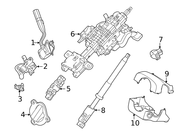 2021-2024 Ford E-350 Super Duty Lower Boot LC2Z-3D677-B | QuirkParts