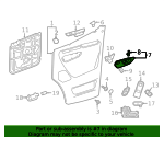907-760-55-00-9051 - Handle, Inside 2019-2024 Mercedes-Benz | Mercedes ...