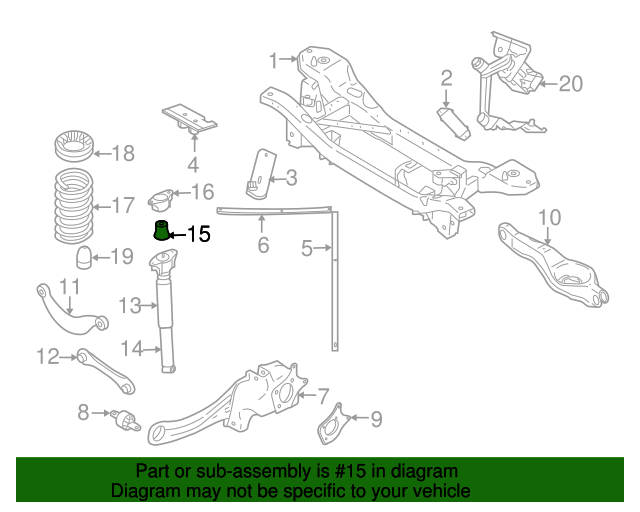 30714349 - Shock Mount - 2004-2013 Volvo | Volvo OEM Parts Direct